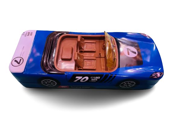 MKY® Metal Car Shaped Pencil Box case with Wheels & Movable car Seats ...