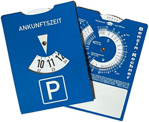 FLY DESIGN Parking Disc with Petrol Calculator Car Parking Disc Parking ...