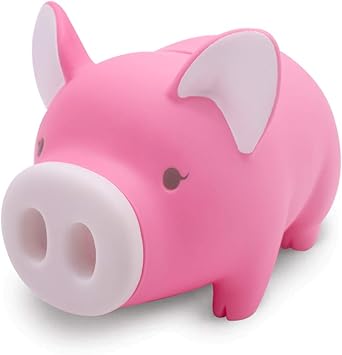 Amazon.com: DomeStar Cute Pig Piggy Bank, Pink Pig Bank Toy Coin Bank ...