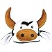 Amazon.com: Beistle NoveltBeistle Unisex Plush Cow Head Hat – Western ...