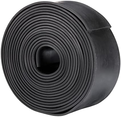 sourcing map Neoprene Rubber Sheet Rolls 3mm(T) x30mm(W) x2m(L), Solid ...