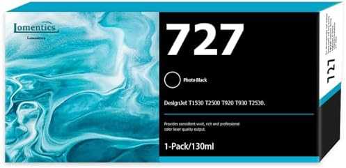 Amazon.com: 727 Photo Black Ink Cartridge 130-ml (1-Pack) Replacement ...