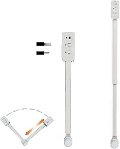 Wall Mount Outlet Extender with USB Charger – Surge Protector Power ...