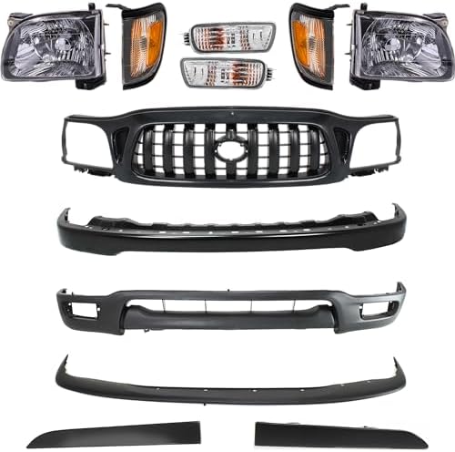 Amazon.com: Garage-Pro Bumper Kit for Toyota Tacoma Base DLX 2001-2004 ...