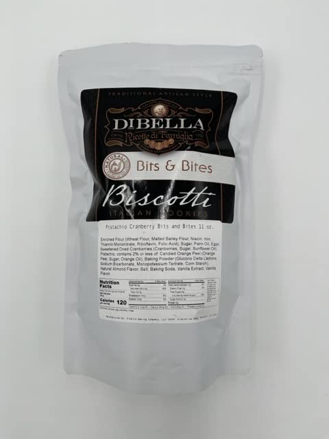 Amazon.com: DiBella Bits & Bites Biscotti (Pistachio Cranberry ...