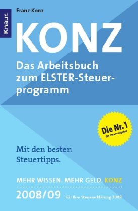 Amazon.com: Konz: Das Arbeitsbuch zum ELSTER-Steuerprogramm ...