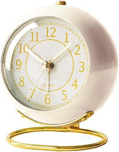 Amazon.com: JUSTUP Small Table Clocks, Classic Silent Non-Ticking ...