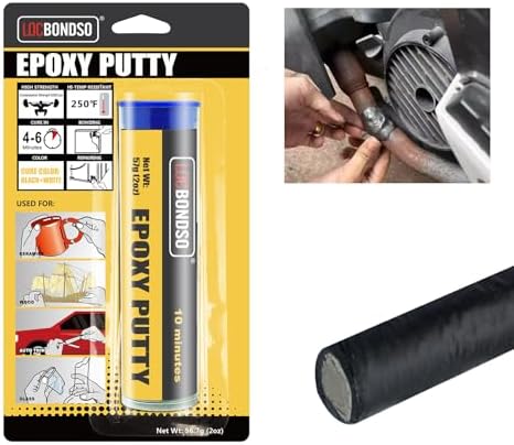 LOCBONDSO Mastic époxy, bâton de mastic époxy à forte adhérence, prise ...