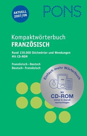 Amazon.com: PONS Kompaktwörterbuch Französisch. Französisch - Deutsch ...