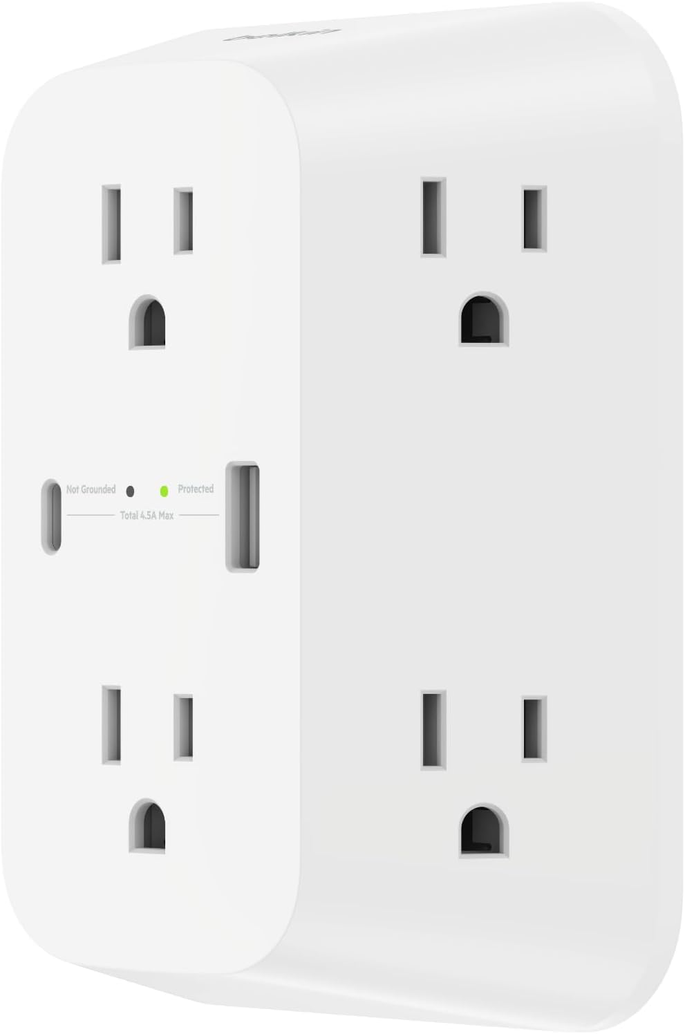 Amazon.com: APC Wall Outlet Multi Plug Extender, P4GC, (4) AC Multi ...