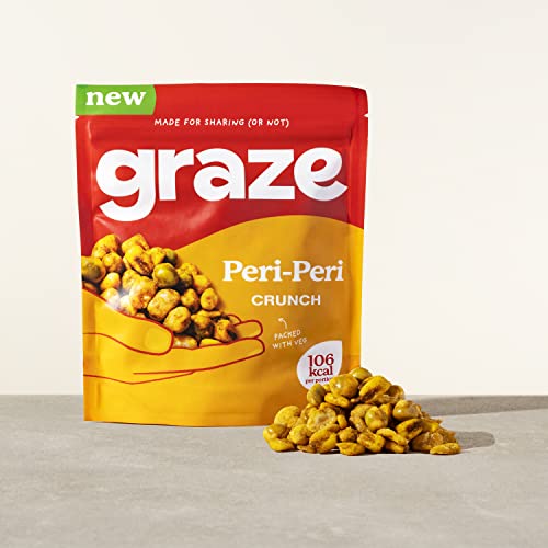 Graze - Peri Peri Crunch Mixed Sharing Snacks, Vegan Friendly 100g ...