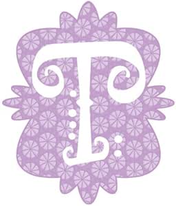 Amazon.com: Mod Monogram - T Purple Peel & Stick : Tools & Home Improvement