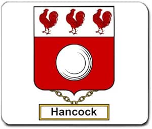 Amazon.com : Hancock Family Crest Coat of Arms Mouse Pad : Office Products