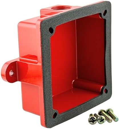 Weatherproof Alarm Bell Back Box – Universal Fit for Most 6–10 Inch ...