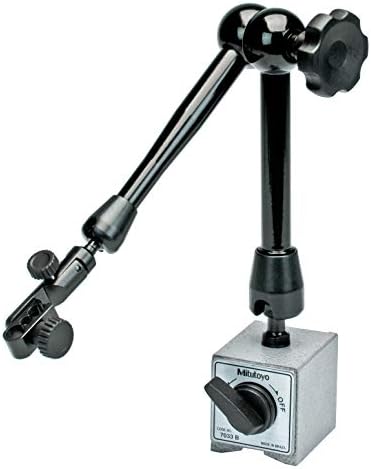 Mitutoyo 7033B Universal Magnetic Stand, 3/8"/6 mm/8 mm, Dovetail, Mech ...