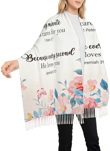 INCOK Prayer Scarf for Women - Prayer Shawls with Bible Verse and ...