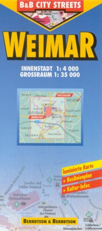 Weimar (City Map): unknown author: 9783897070257: Amazon.com: Books