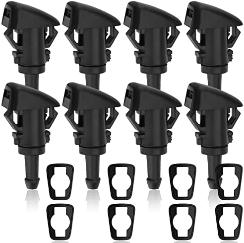8 PCS Front Windshield Washer Nozzles, Washer Spray Jet Kit Fit for ...
