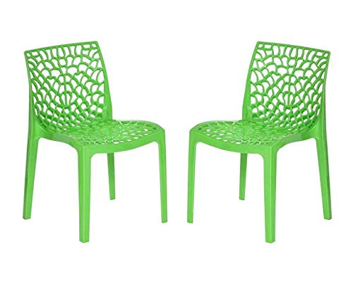 Supreme Web Chair (Green) (Set of 2) dev : Amazon.in: Home & Kitchen