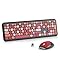 Amazon.com: iRoboosta Red Colorful Wireless Keyboard and Mouse Combo ...