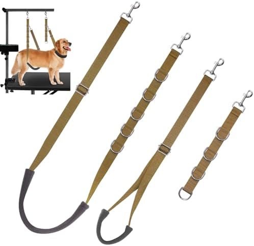 Amazon.com: Huioqwe Dog Grooming Loops Dog Grooming Extension Straps ...
