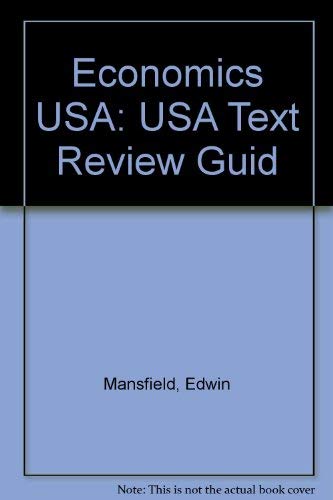 ECON USA 4E TEXT REVIEW GDE PA: Amazon.co.uk: Mansfield, Edwin ...