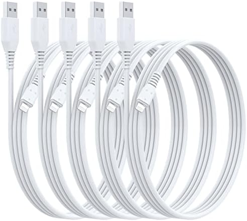 Amazon.com: 5 Pack [Apple MFi Certified] Charger 3ft, Apple USB to ...