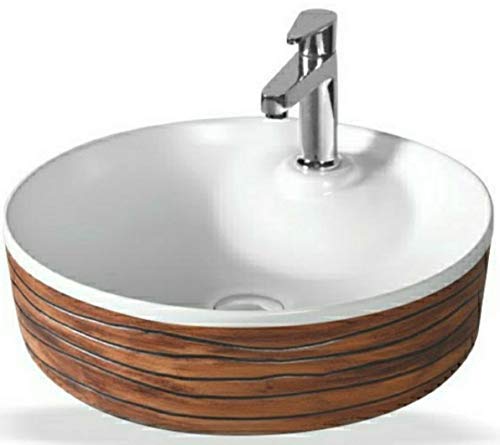 AQUA PREMIUM WASH BASIN Designer Table Top wash basin pack of 1 CERAMIC ...