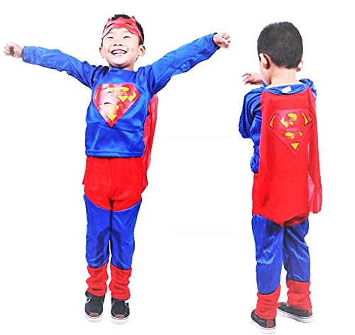 Buy Baby & Sons Complete Suparmen Costume For Kids | Made In India ...