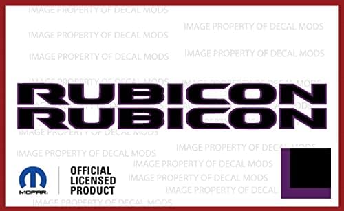 Amazon.com: Decal Mods Rubicon Hood Graphic Decals Stickers fits Jeep ...