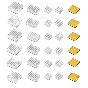 Pastall 30 PCS Raspberry Pi 4 Heatsink Kit with Thermal Conductive ...