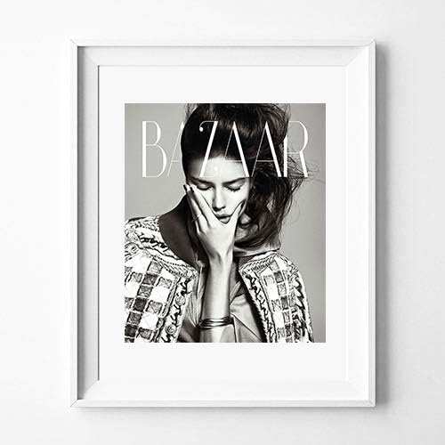 Amazon.com: Poster Art Fashion Decoration of Bazaar Magazine, Print ...