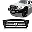 Amazon.com: Perfit Liner Front Grille Grill Chrome Frame With Black ...
