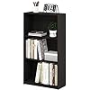 Amazon.com: Furinno Basic 3-Tier Bookcase Storage Shelves, Espresso ...