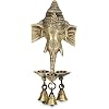 Amazon.com: Aakrati Wall Hanging Three Diya Oil Lamp with Small Bells ...