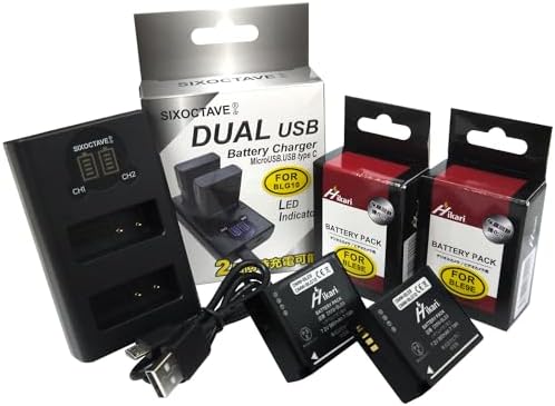 Amazon | str 純正品を超える大容量980mAh高性能 パナソニック 互換 バッテリー DMW-BLE9 DMW-BLG10 ライカ 互換 BP-DC15 2個&デュアルUSB ...
