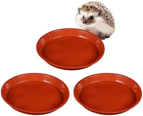 3Pcs Hedgehog Food And Water Bowls, Hedgehog Feeding Station With Low ...