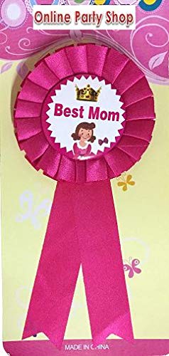Online Party Shop Best Mom Ribbon Badge : Amazon.in: Toys & Games