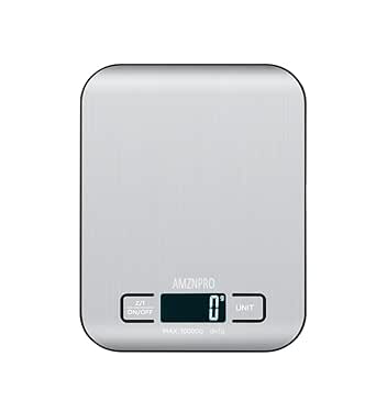 Amazon.com: AMZNPRO Digital Stainless Steel Kitchen Scale 22lb, Weight ...