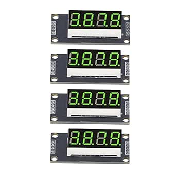 Amazon.com: LED Digital Display Module,4 Digit 7 Segment 0.36in TM1637 ...