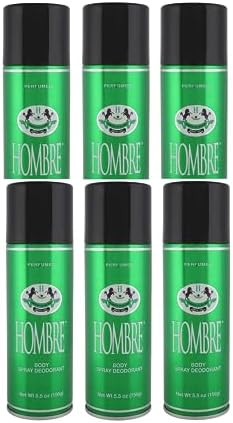 Amazon.com : Hombre Green Deodorant Fresh Body Spray for Men 5.5Oz ...