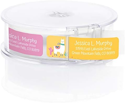 Amazon.com : Wildflower Rolled Address Labels / 250 Personalized Return ...