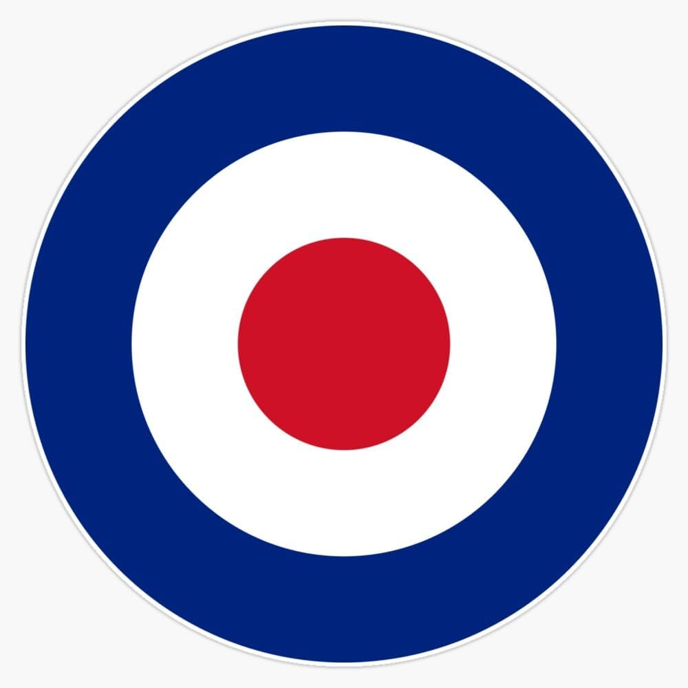 Amazon.com - Classic RAF British Roundel (Mod Target) Window Bumper ...