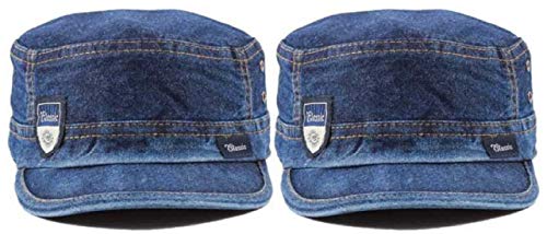 Buy H2Y Men's Denim Classic Jeans Cap (Blue) - Pack of 2 at Amazon.in