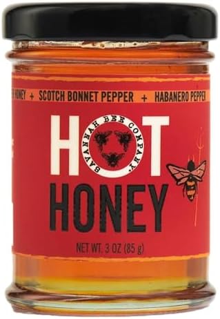 Amazon.com : Savannah Bee Company Hot Honey - 100% Pure Natural Honey ...