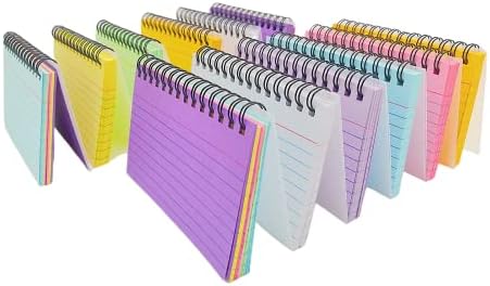600 Sheets Index Cards Multicolor Flash Cards 12Pcs Revision Record ...