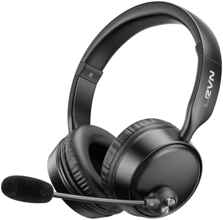 Amazon.com: LEVN Bluetooth Headset, Bluetooth Headphones with ...