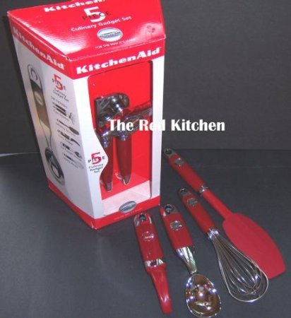 Buy KitchenAid 5-Piece Culinary Gadget Set, Red Online at Low Prices in ...