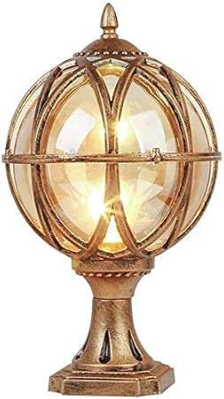AXWT LED large Traditional Victorian Globe Column Light Lantern Classic ...