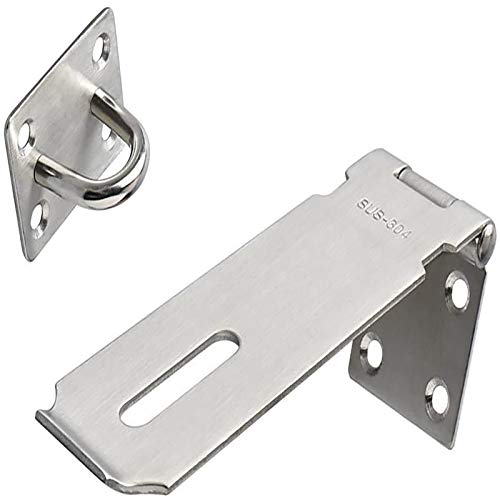Jsentai Security Hasps for padlock, Heavy Duty 304 Stainless Steel ...